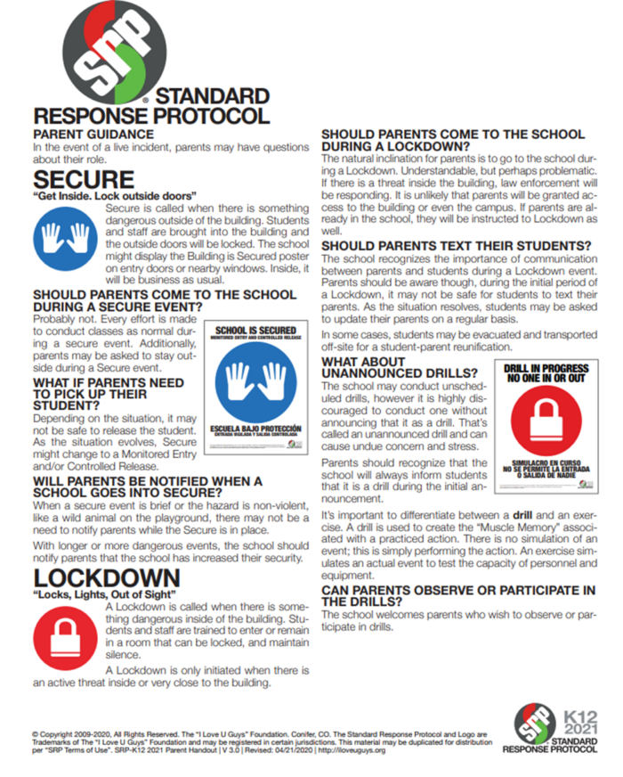 Standard Response Protocols - Great Hearts Texas